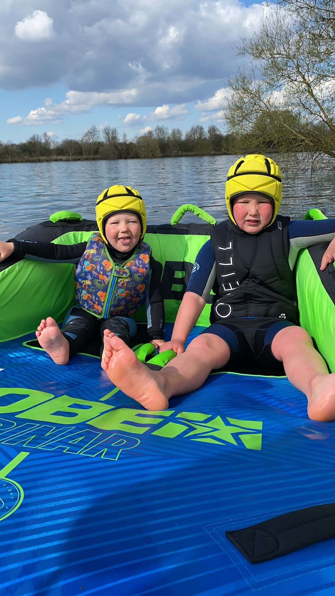 Fun Inflatable Rides | Cotswold Water Park | 4 Lakes Waterski School