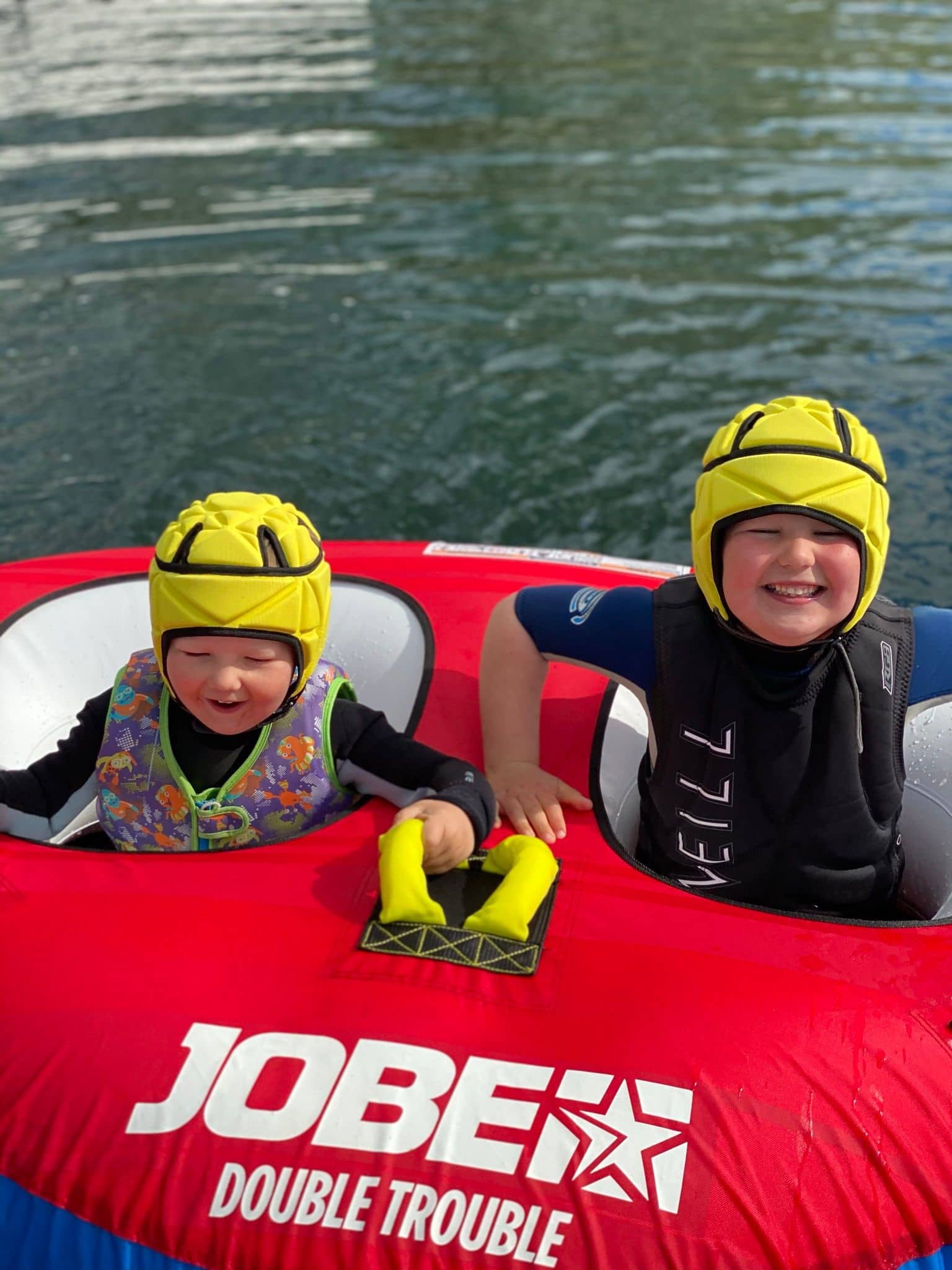 Fun Inflatable Rides | Cotswold Water Park | 4 Lakes Waterski School
